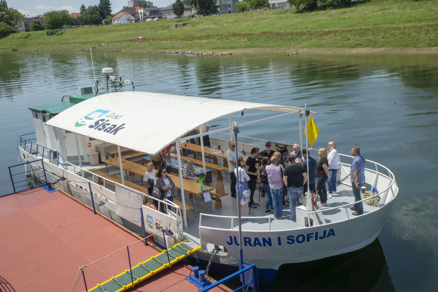 Kupom u Sisku ponovo plovi brod Juran i Sofija | Grad Sisak