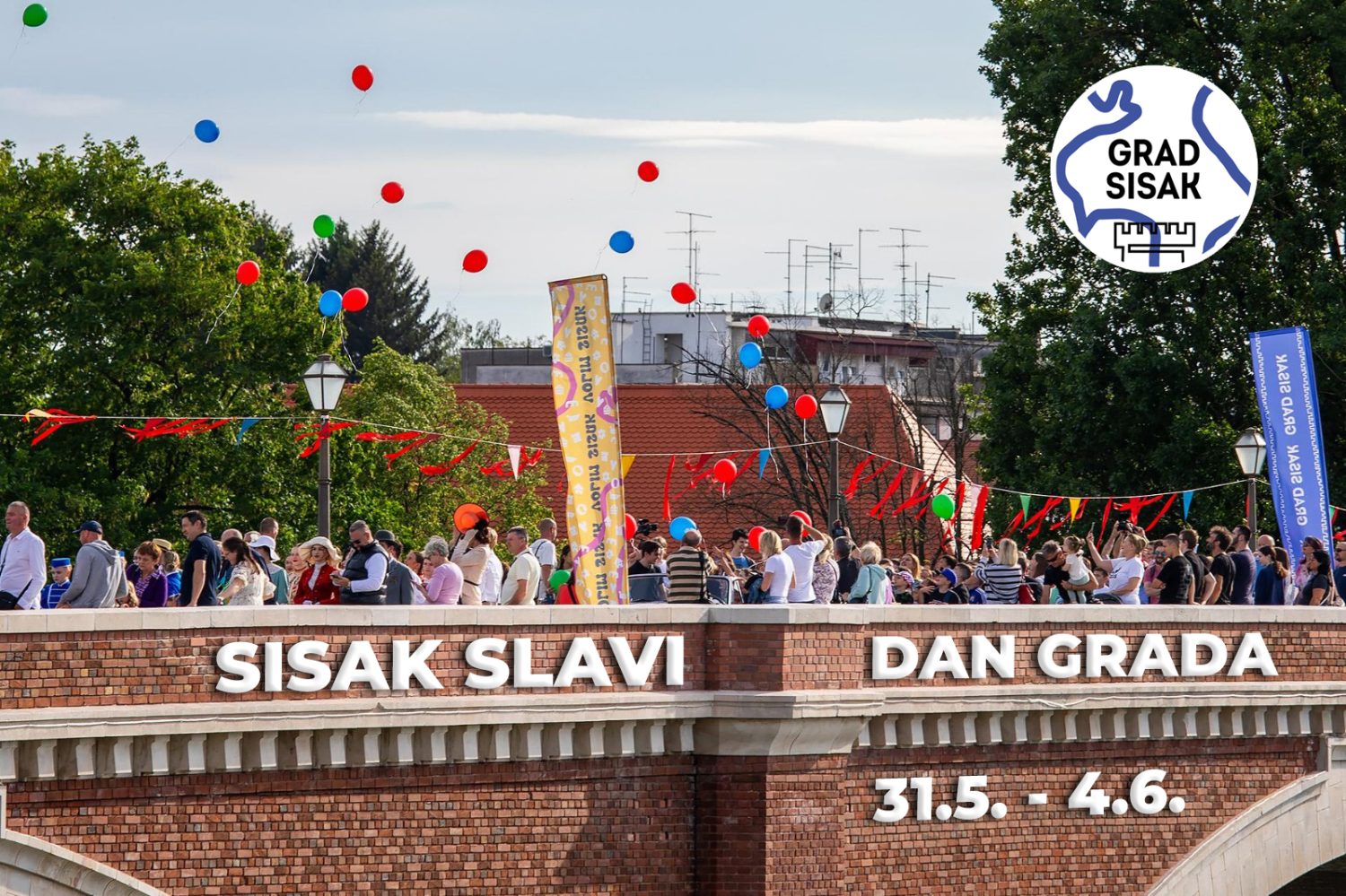 Sisak slavi Dan grada od 31.5. do 4.6. | Grad Sisak